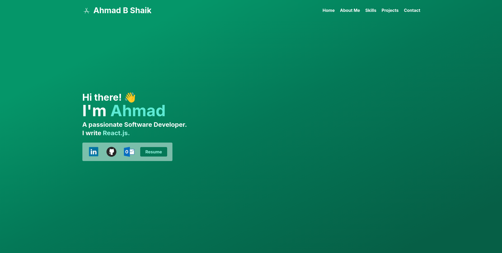 Ahmad Basha Shaik | Full-Stack Developer & Front-End Specialist
